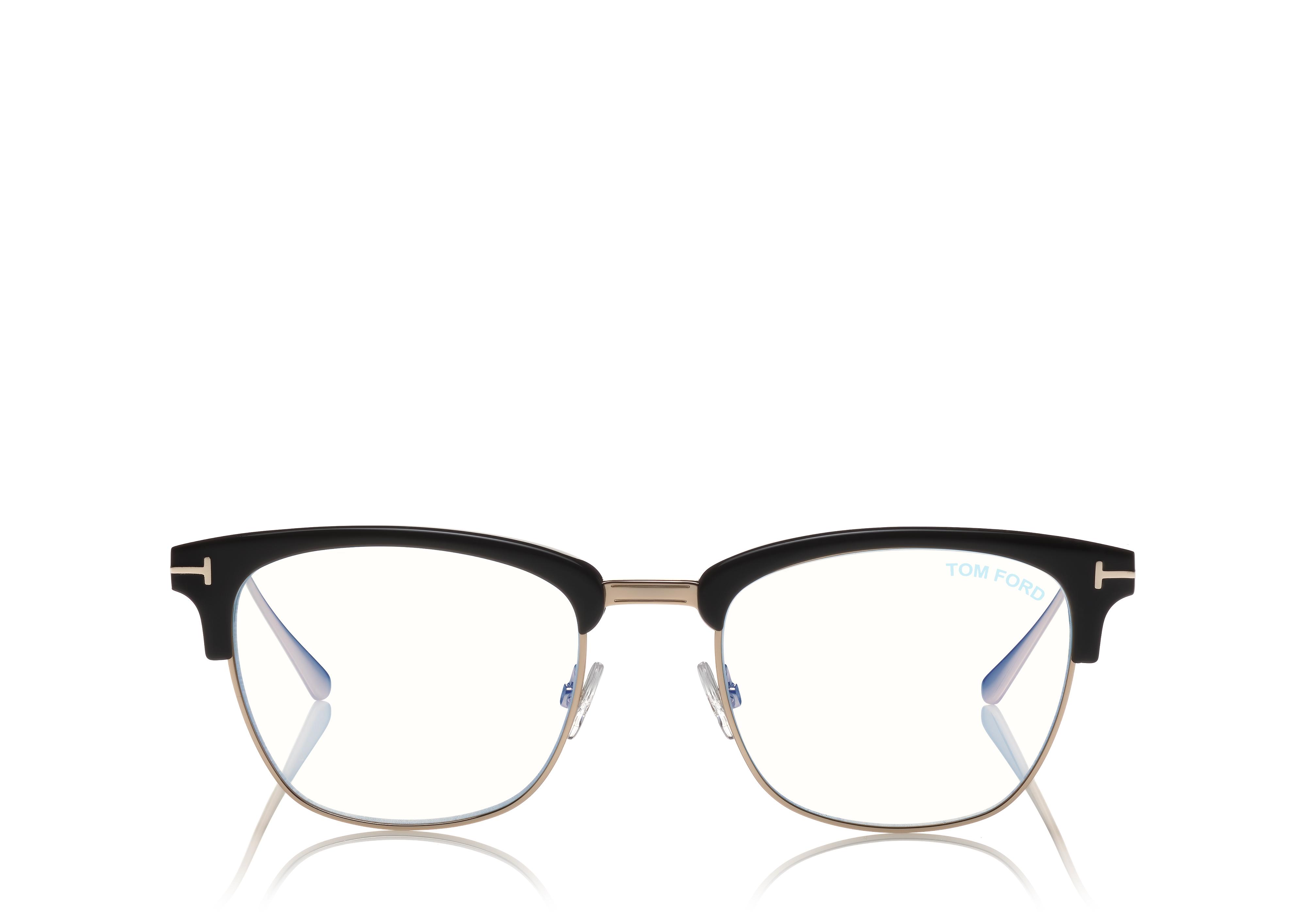 BLUE BLOCK BROWLINE OPTICALS - TOM FORD Fashion
