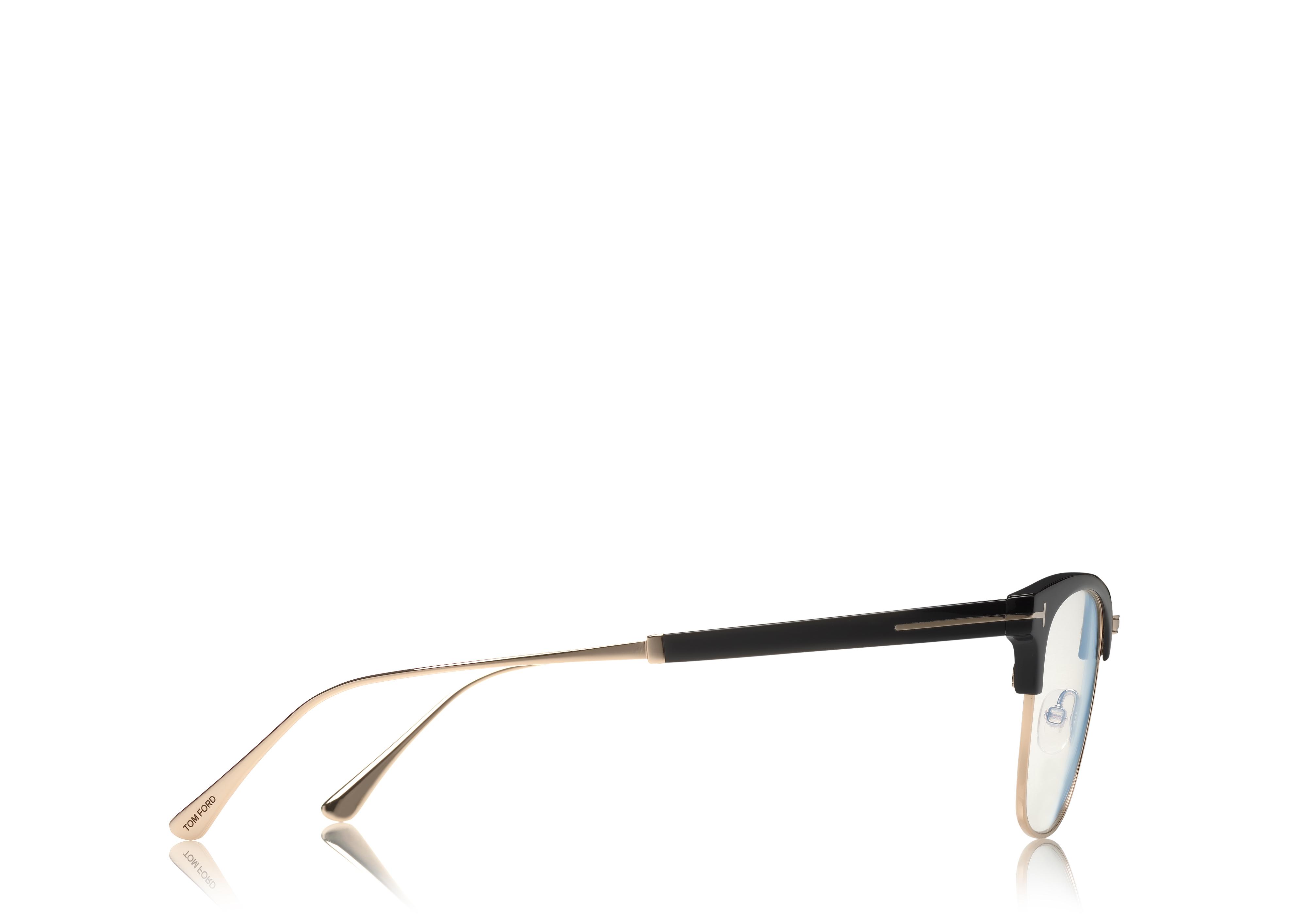 BLUE BLOCK BROWLINE OPTICALS - TOM FORD Fashion